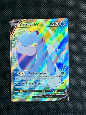 ARCTOVISH V Pokemon Full Art 176/203 Evolving Skies Card | eBay