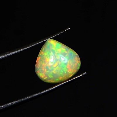 AAA Opal Cabochon Colorful Opal Heart Shape Ethiopian Opal Gemstone ...