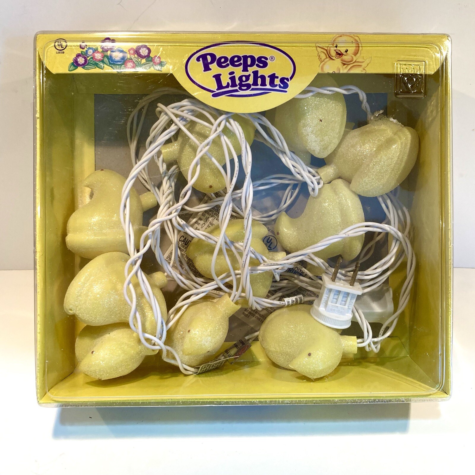 Just Born Peeps Novelty String Camp Lights Indoor/Outdoor 10 Yellow ...