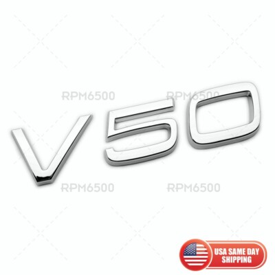 Volvo V50 Rear Trunk Lid Letter Logo Badge Nameplate Emblem Sport ...