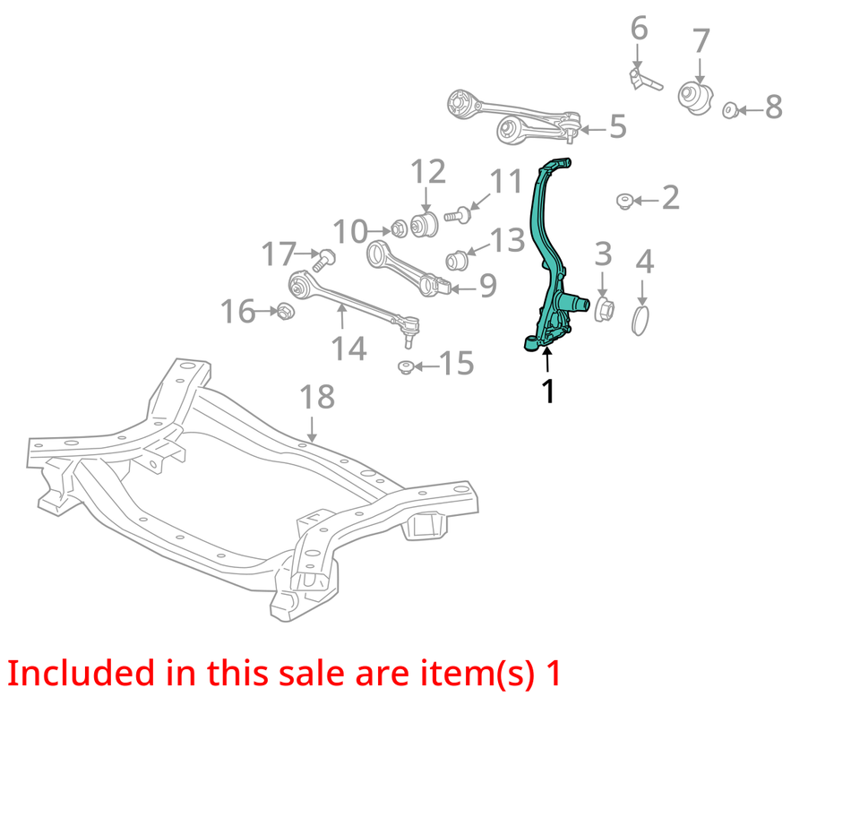 Chrysler 300c Passenger Front Spindle Knuckle Oem U0EM3 | eBay