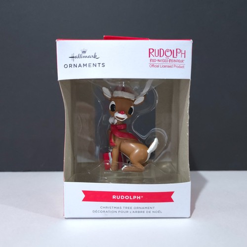 Hallmark 2021 Rudolph the Red Nosed Reindeer Present Christmas Ornament ...