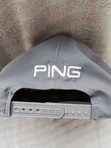 Ping Hat Play Your Best Golf Cap Flexfit Tech 110 Snapback Gray One Ten ...