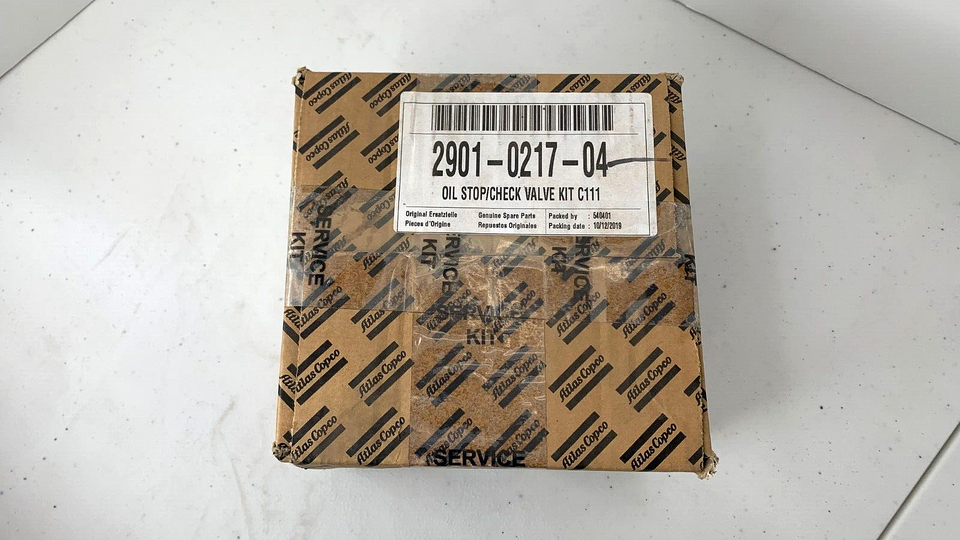 Atlas Copco Oil Stop/Check Valve Kit C111 2901021704 | eBay