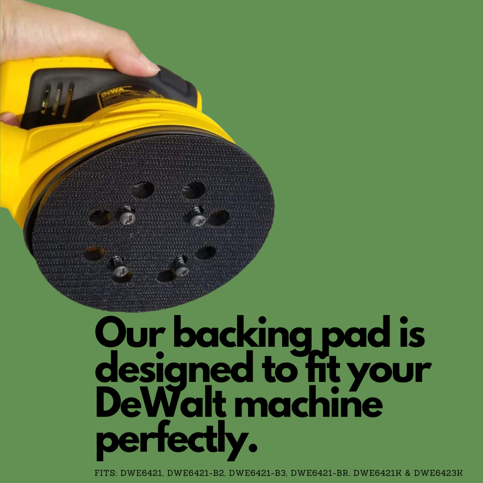 For DeWalt 5" DCW210N DWE6423 Metal Backing Pad - OEM Part No N329079 ...