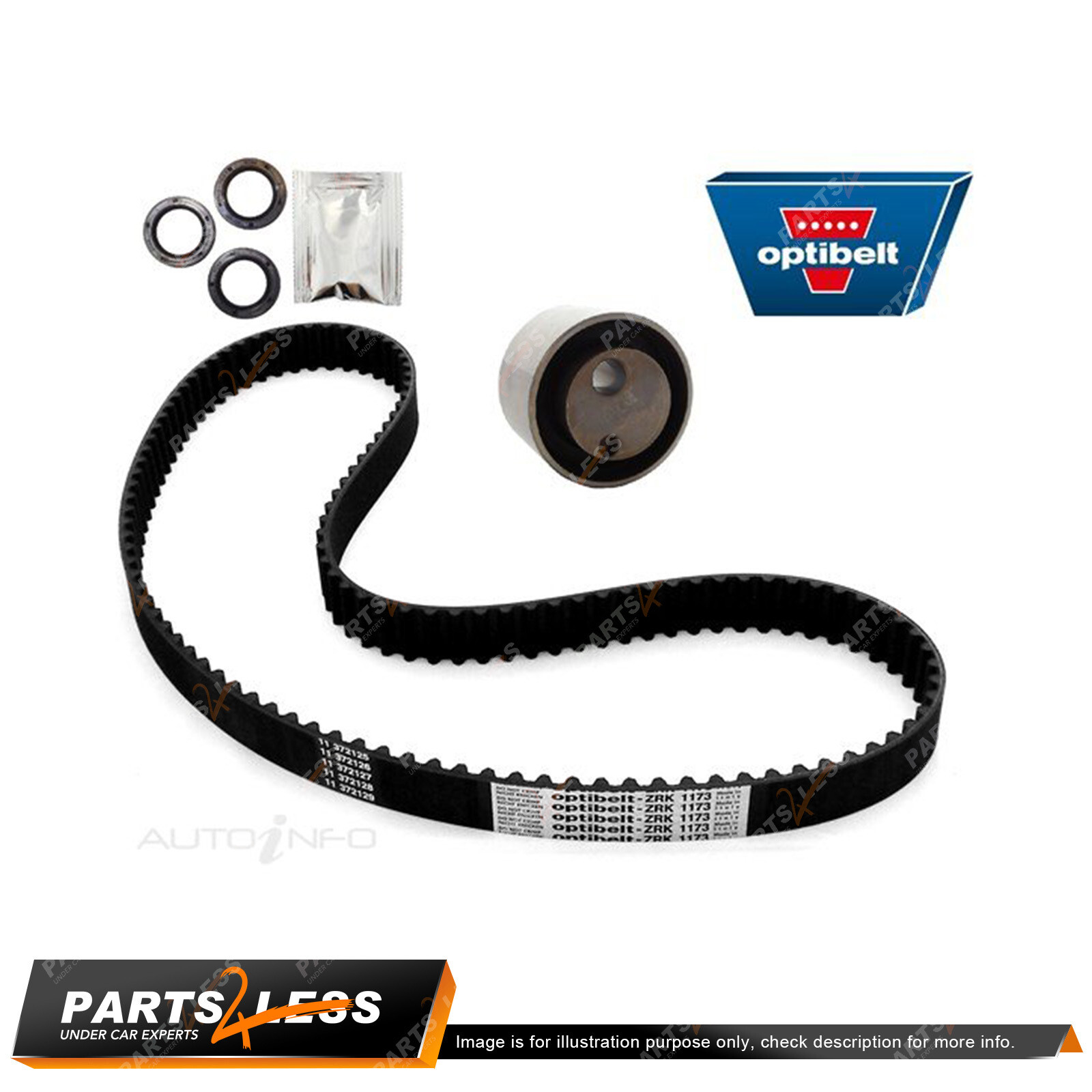 Optibelt Camshaft Timing Belt Kit - KT1380 Refer Gates TCK171 Germany ...