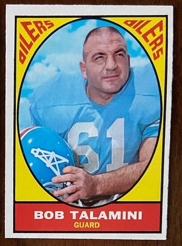 1967 Topps Football Bob Talamini #54! Low Shipping for Multiple Items ...