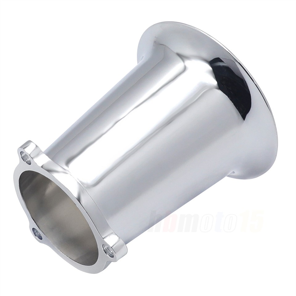 Chromed Carburetor Air Intake Horn Shaped Pipe For Harley Velocity ...
