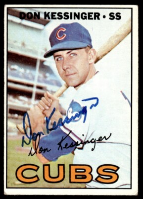 1967 Topps Don Kessinger Auto Chicago Cubs #419 Signed | eBay