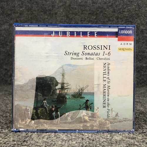 Rossini: String Sonatas 1-6 Neville Marriner (CD, 1991, 2 discs) London ...