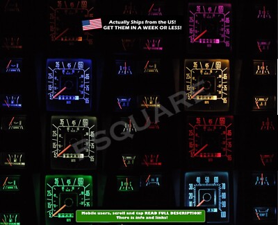 Gauge Cluster LED Bulb Upgrade Kit Speedometer For 1973 1979 Ford Truck ...