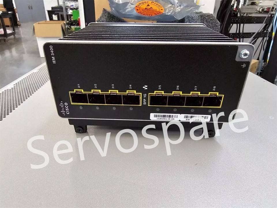 Cisco IEM-3400-8S Catalyst IE3400 8-Port GE SFP Expansion Module | eBay