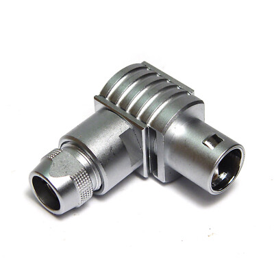8 Pin Angular Connector LEMO/lemosa Size 2, 4+4 contacts, SWISS MADE ...