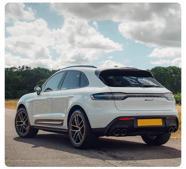 Black Roof Rack Fit Porsche Macan 2014 2015-23 2024 Aluminum Glossy ...