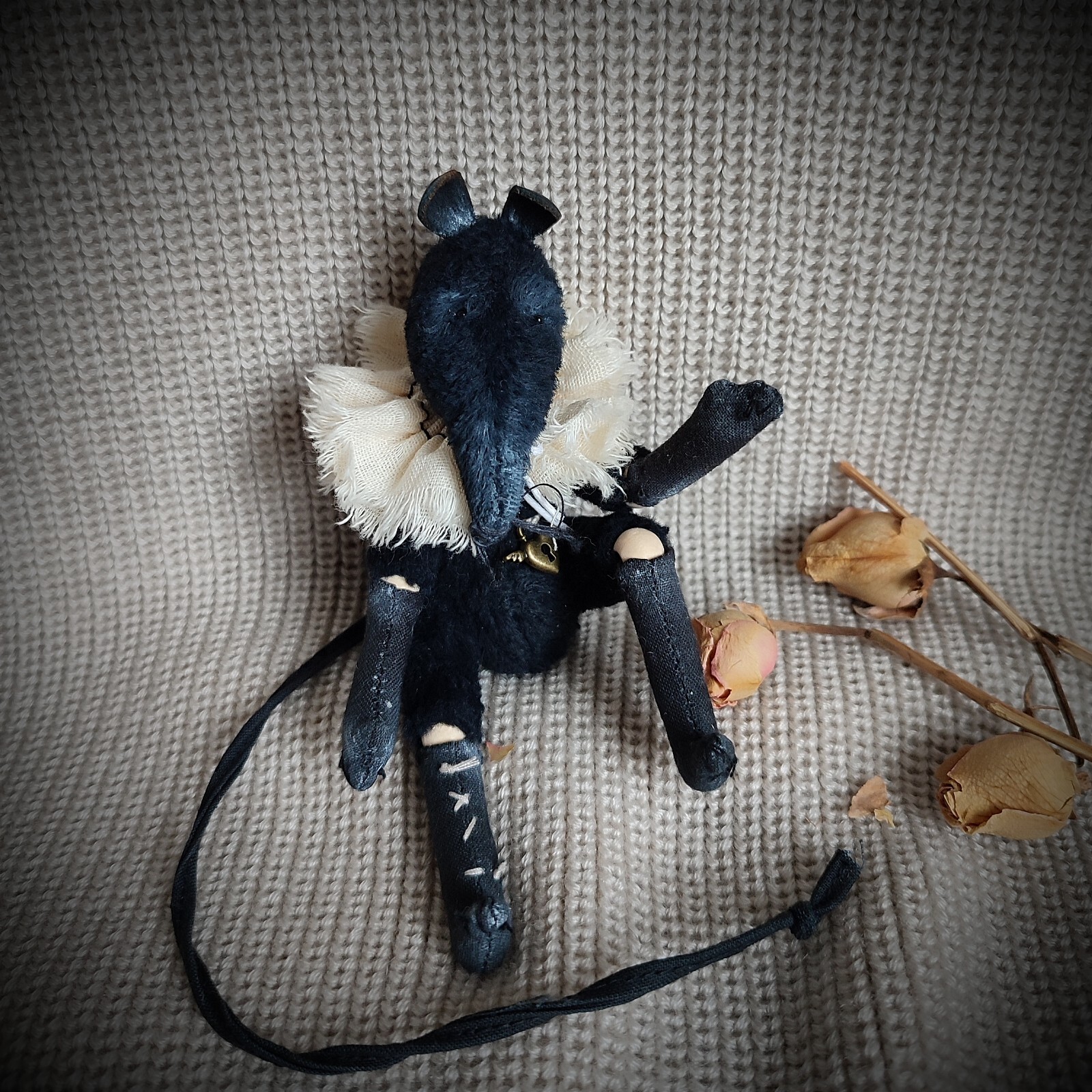 Creepy rat. Collectible creepy doll rat. Gothic rat figurine. | eBay