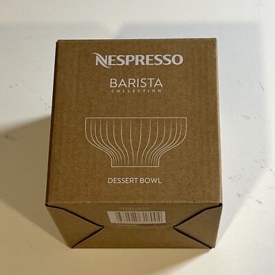 New In Box Set of 2 NESPRESSO Affogato Glass Dessert Bowls Summer ‘24 ...