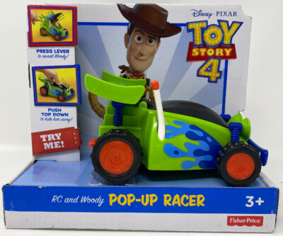 Fisher-Price Disney Pixar Toy Story 4 RC and Woody Pop-Up Racer | eBay