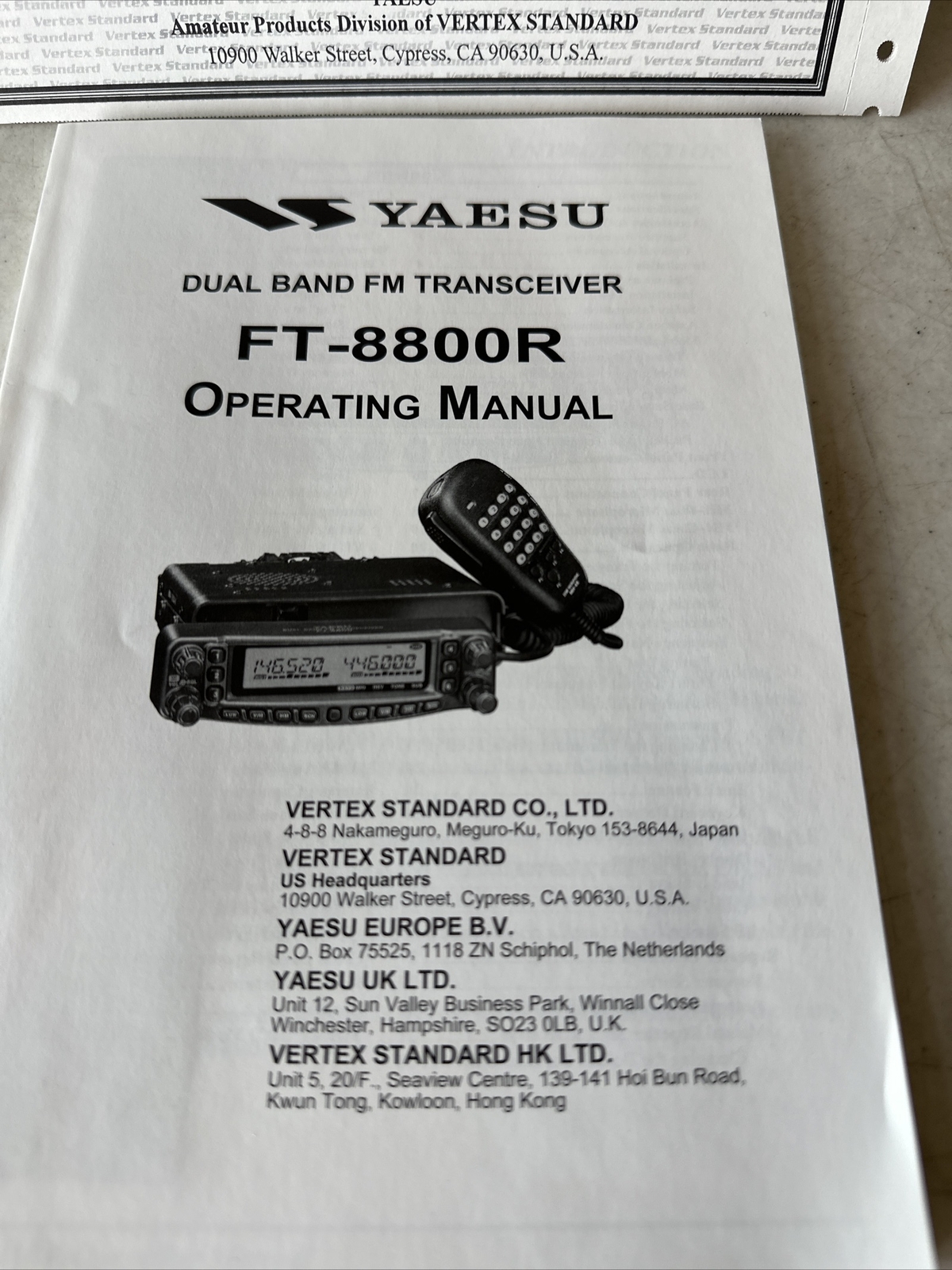 Yaesu FT-8800R Transceiver Radio for sale online | eBay