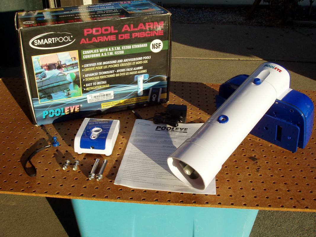 SMARTPOOL POOLEYE POOL ALARM INGROUND ABOVE GROUND PE23 REMOTE ALARM ...