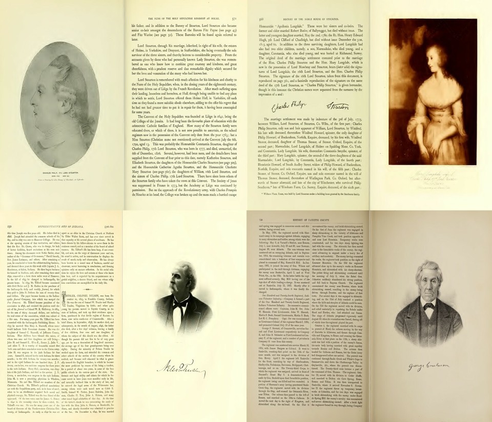 106 Indiana History Genealogy Ancestry Family Records Old Rare Books V ...
