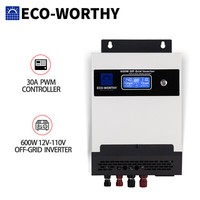 Eco-worthy 600W 12V Solar Hybrid Inverter Off Grid Mppt Controller