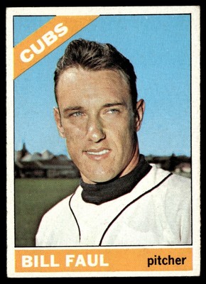 1966 Topps Bill Faul Chicago Cubs #322 | eBay