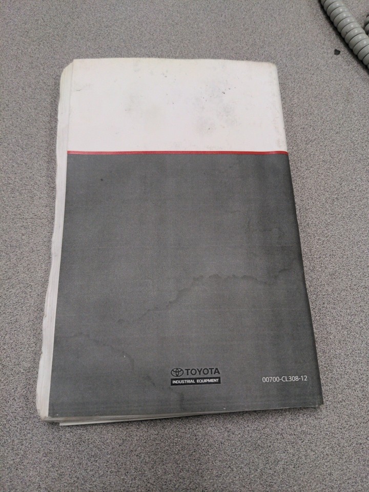 Toyota Forklift 8HBW30 8HBE30, 40 8HBC30, 40 8TB50 Operator Manual | eBay