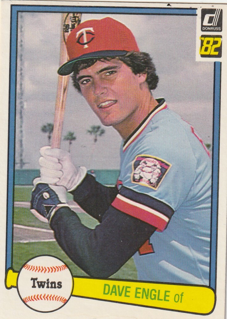 FREE SHIPPING-MINT-1982 Donruss Dave Engle #102 TWINS PLUS BONUS CARDS ...