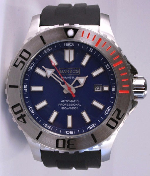 Barbos Marine Blue Automatic 1650ft/500m Mens Diver Watch for sale ...