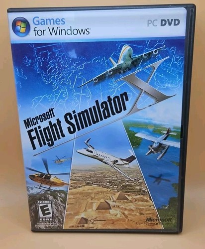 Microsoft Flight Simulator X PC 2 Disc Code Box | eBay