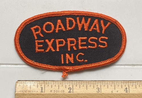 Roadway Express Inc. Freight Trucking Orange Black 4” Long Embroidered ...