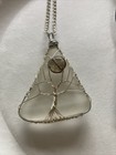 2 Wire Wrapped Sea Glass Andara Tree Of Life Pendant Necklace Lot ...