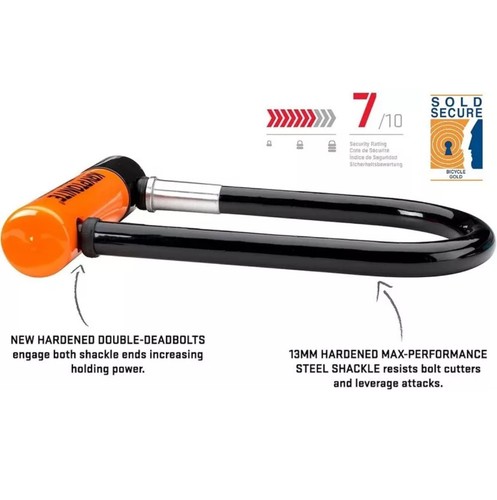 Kryptonite Evolution Mini-7 Bike U-Lock with Cable | eBay