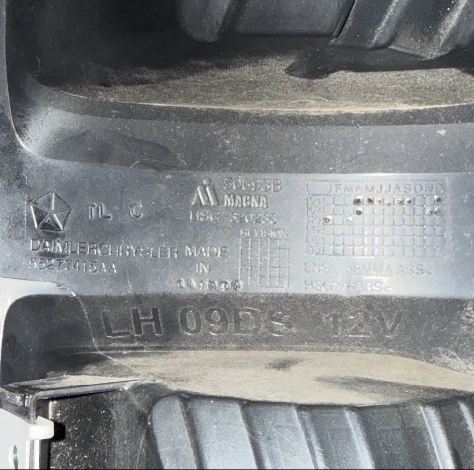 LEFT SIDE 2009-2018 Dodge Ram 1500 Tail Light Housing OEM 50693B | eBay