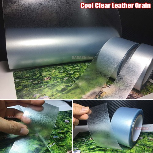 Useful Clear Matte Leather Grain Texture Vinyl Sticker Tape for Car ...