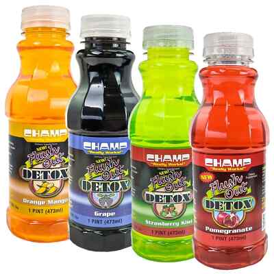 Champ Flush Out Detox Drink 1 Pack Choose From 10 Flavors | eBay