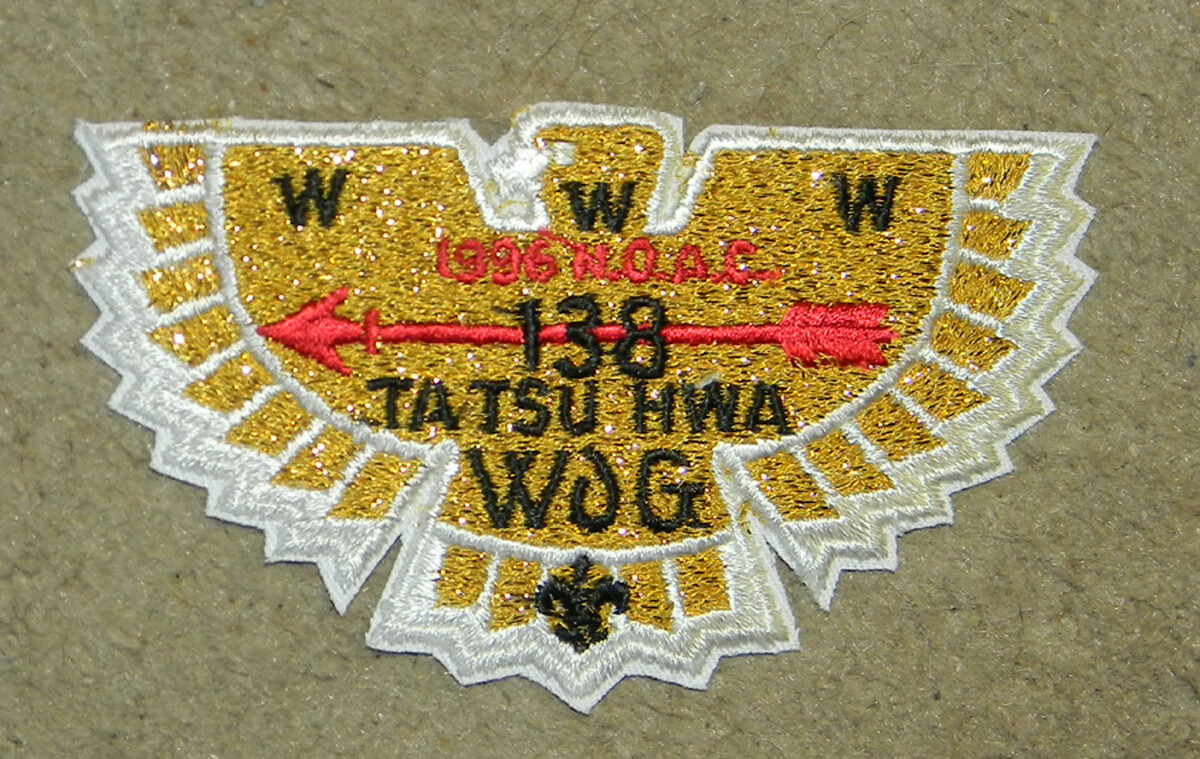OA #138 Ta Tsu Hwa 1996 NOAC Flap - S21 | eBay