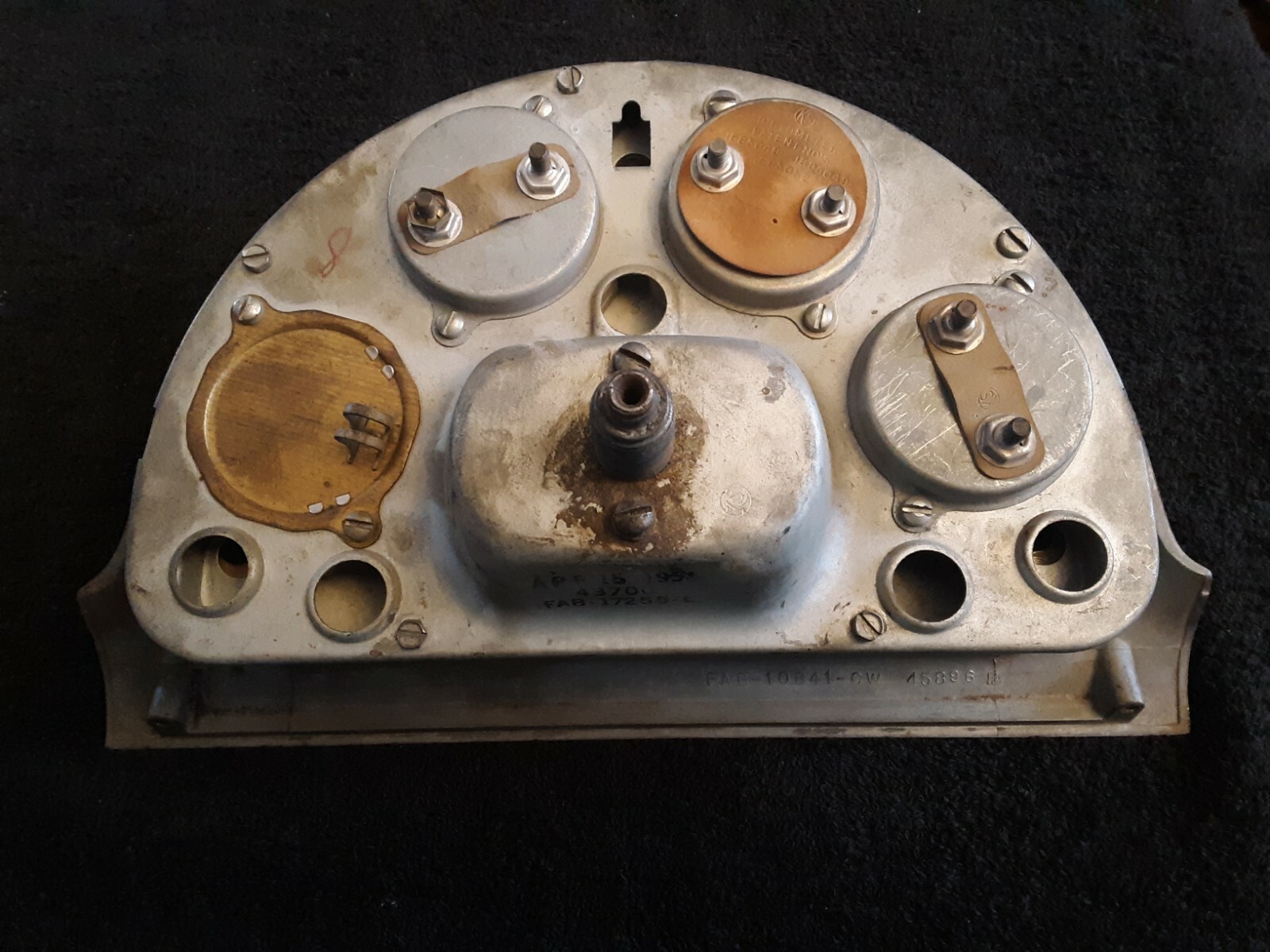 Vintage 1952 1953 1954 Mercury Speedometer Mileage 63303.0 | eBay