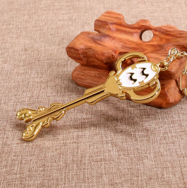 Fairy Tail 12 Constellation Lucy Zodiac Spirit Gate Keychain Key Ring ...
