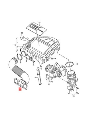 Genuine AUDI VW SKODA SEAT A1 Air Guide 5Q0129618J | eBay