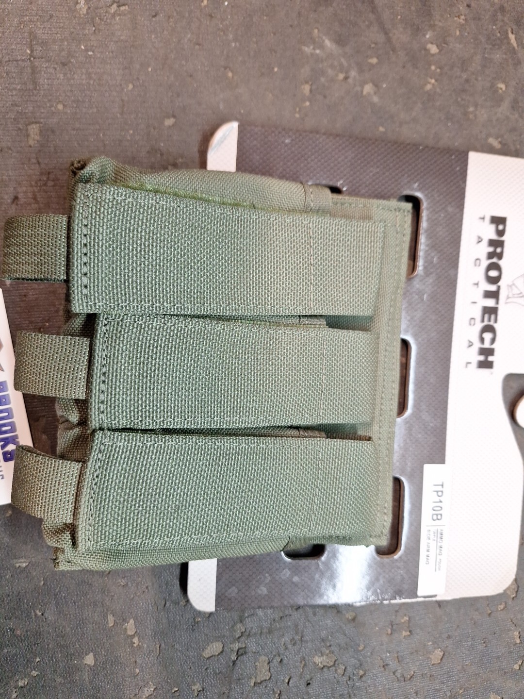 Protech Tactical Ammo Mag Pouch Triple Side Arm Molle OD GREEN NEW ...