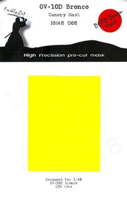 Dead Design 1/48 OV-10D BRONCO CANOPY PAINT MASK ICM CANOPY PAINT MASK ...