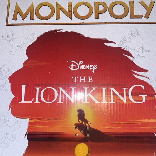 Monopoly Game Disney The Lion King Edition Family Board Game Open Box ...