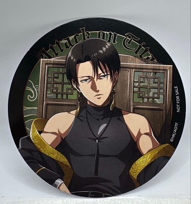 Levi Attack on Titan Coaster Anime Merchandise Collectible | eBay