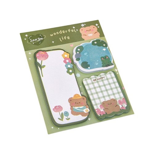 60 Sheets Sticky Note Paper Small Notepads Pocket Memo Pad for Journal ...