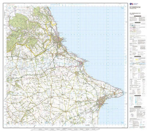 Scarborough Bridlington & Filey Landranger Map 101 Ordnance Survey ...