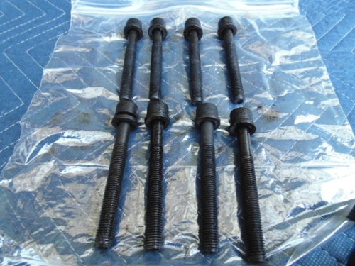 79 93 VW CABRIOLET RABBIT MK1 MK2 OEM Cylinder Head Bolt set (x8bolts ...