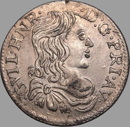 France 112 Ecu Guillaume-Henri de Nassau 1661 silver coin KM#90 | eBay