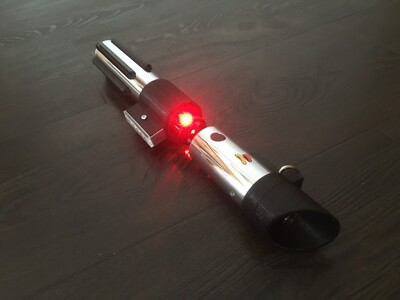 Vader Lightsaber - Sith Crystal Chamber - Prop Replica | eBay