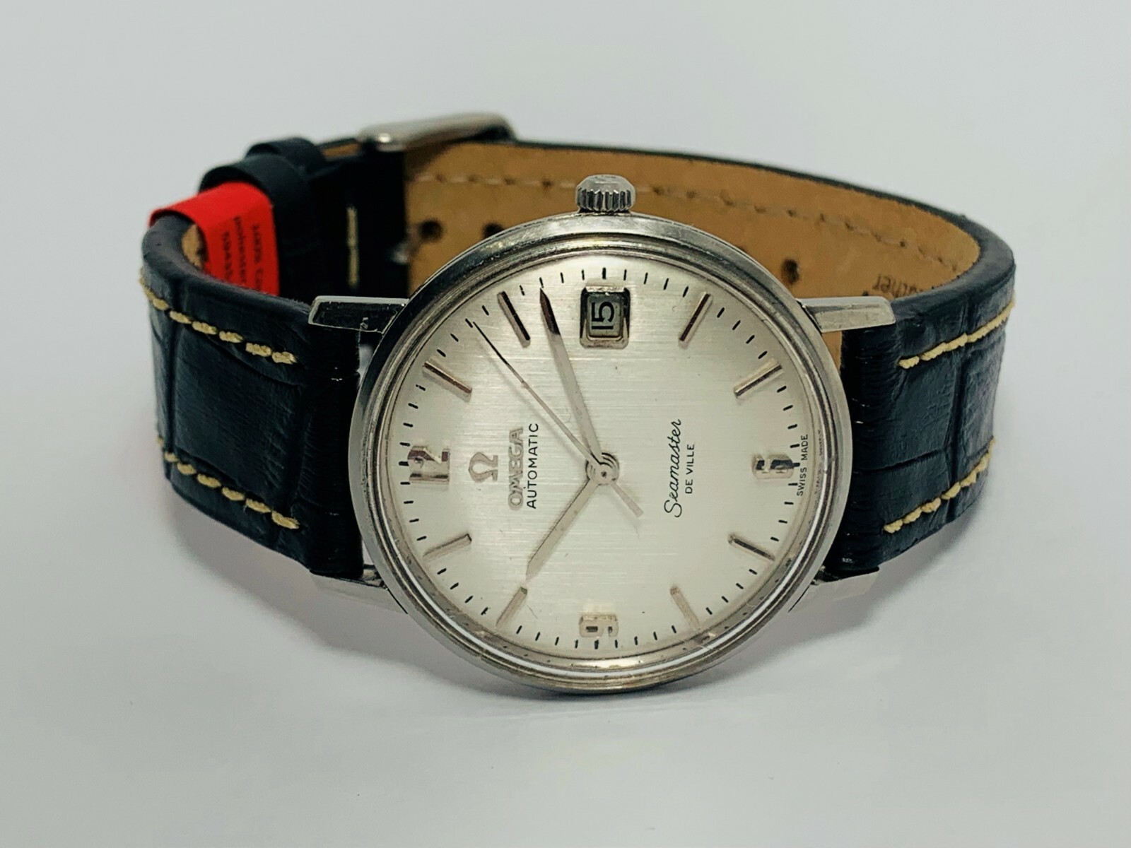 VINTAGE 1968 OMEGA SEAMASTER DE VILLE CAL 563 QUICK DATE STEEL CASE REF ...